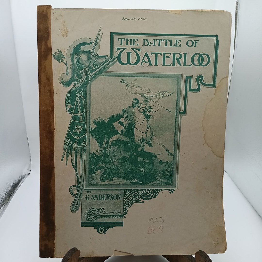 Antique Sheet Music, Battle of Waterloo Beaux Arts Edition, Eclipse ...
