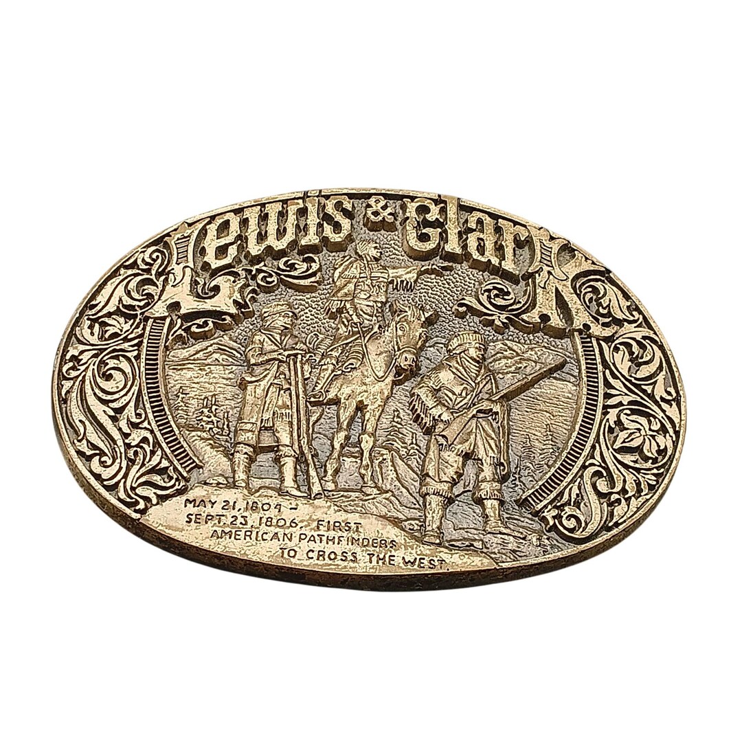 Lewis & Clark 1801 First American Pathfinders Western Belt Buckle ...