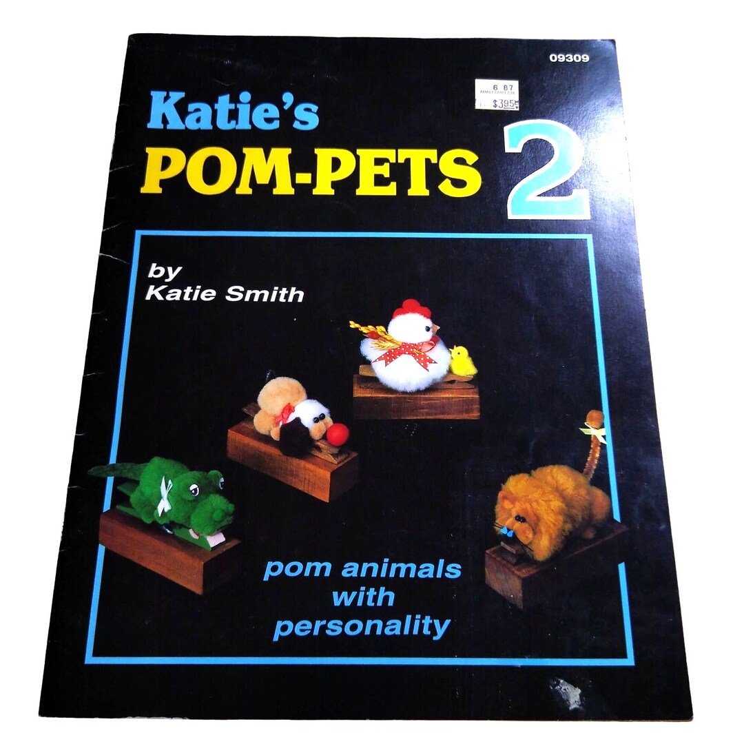 Vintage Arts and Crafts Book, Patterns and Instructions 1987 Katies Pom ...