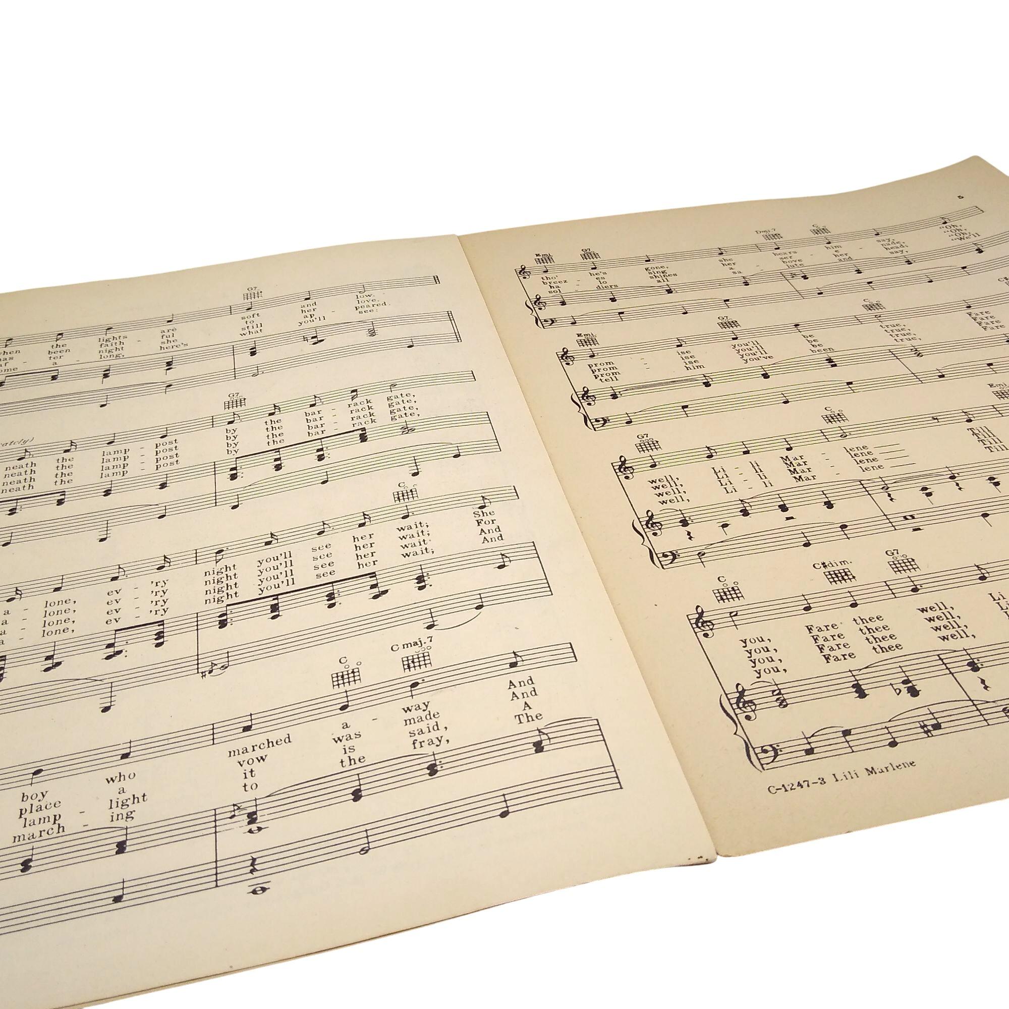 Vintage 1943 Lili Marlene Sheet Music Perry Como by Mack David Chappell ...