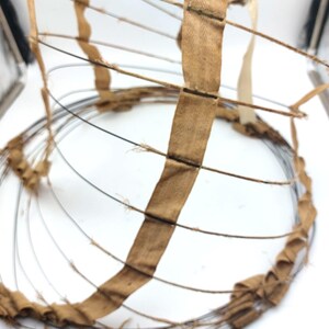 Antique Victorian Cage Crinoline – 22" Waist Vintage Wire Hoop Skirt ...