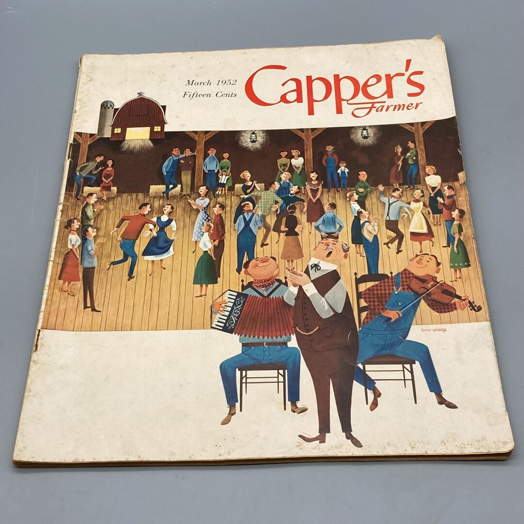 Vintage Cappers Farmer Magazine March 1952, Gene Sharp Artwork - Etsy