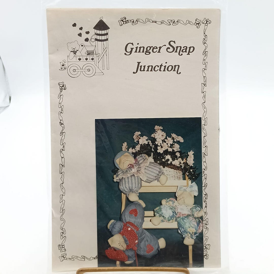 Ginger Snap Junction Vintage Craft Pattern for Country Doll & Quilt ...