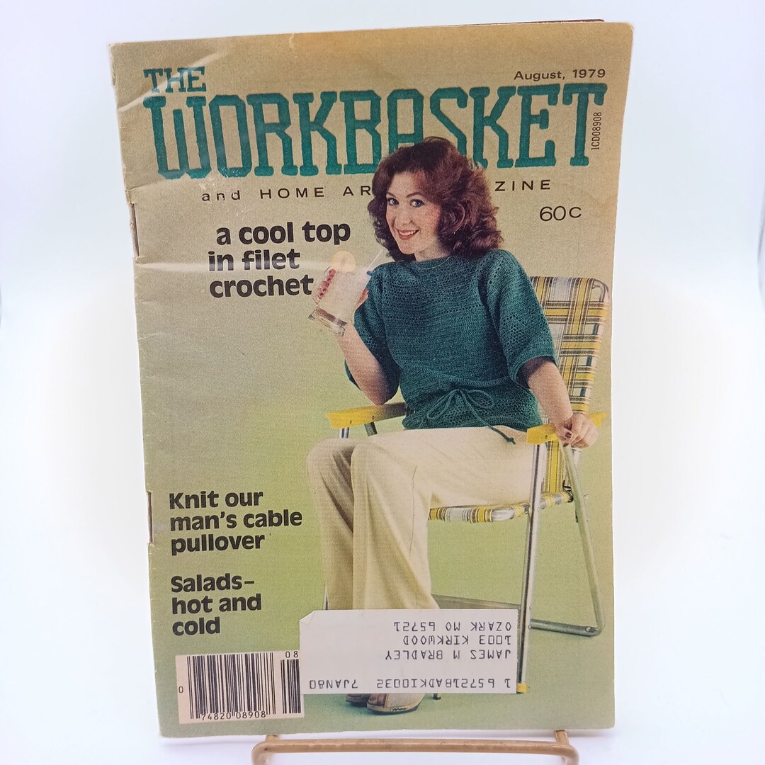 Vintage Workbasket August 1979 Book, Summer Pattern and Idea Booklet ...