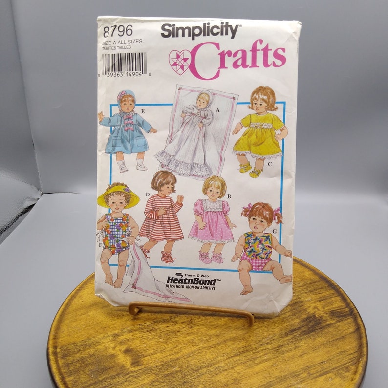 UNCUT Vintage Craft Sewing PATTERN Simplicity 8796 Wardrobe - Etsy