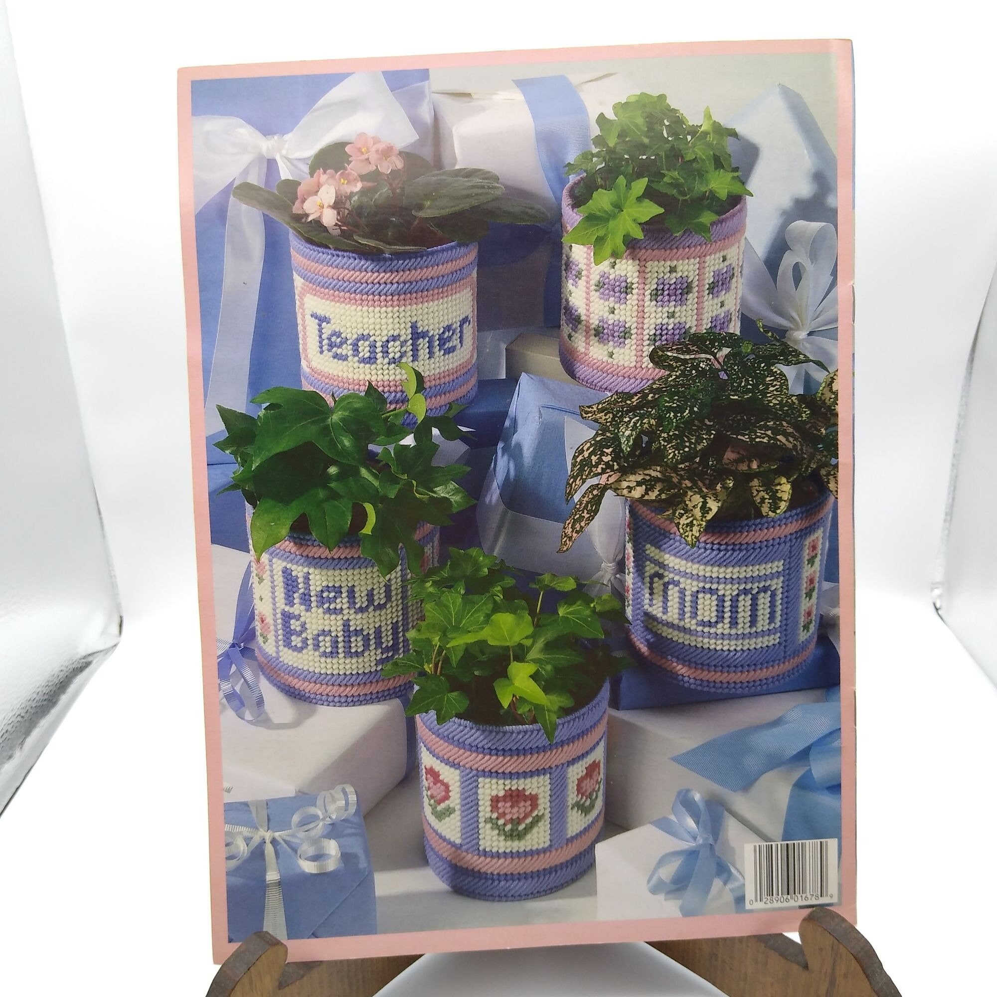 Vintage Plastic Canvas Patterns, Flowerpot Cover Ups by Ann Townsend ...