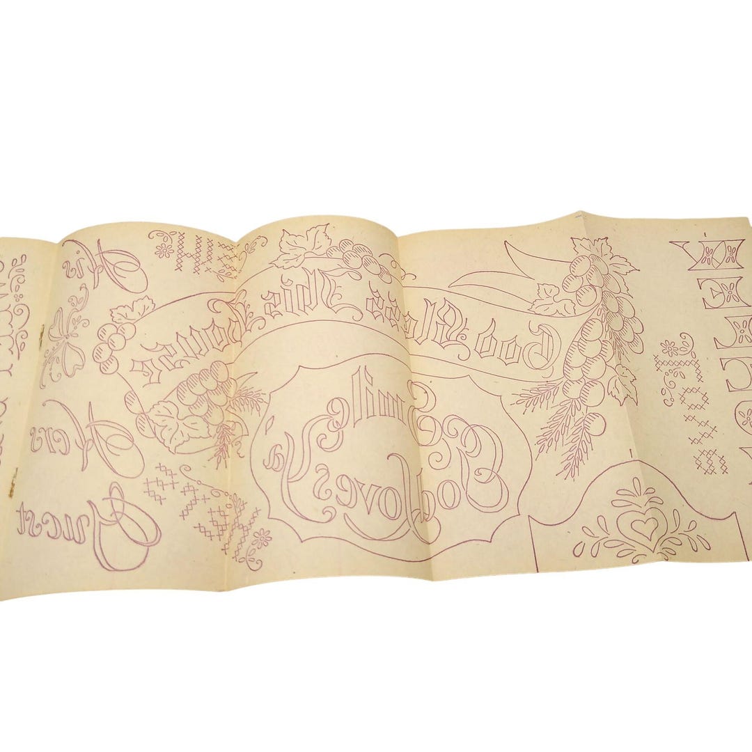 Vintage Homey Phrases Transfer Patterns, MCM Workbasket Iron on ...