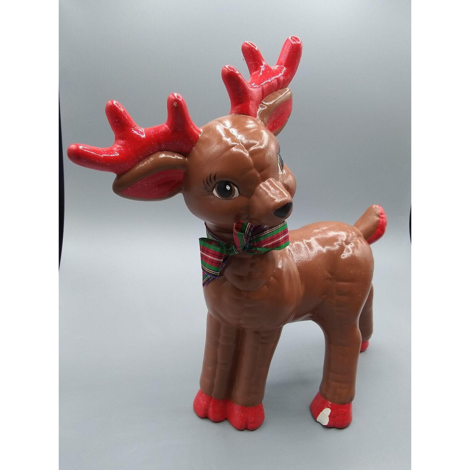 Vintage 1980s Hand Painted Kimple Mold Christmas Reindeer | Etsy