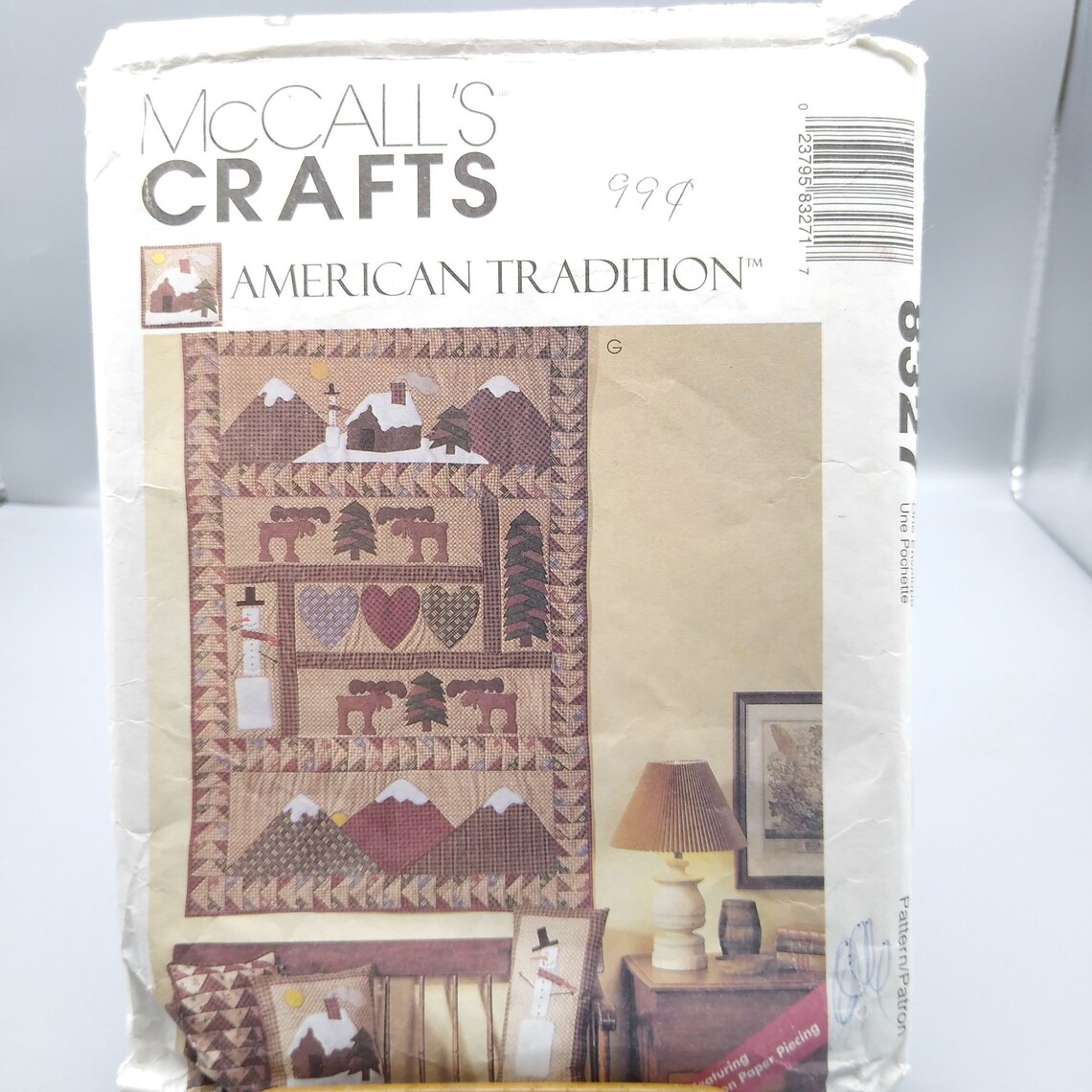 Vintage Sewing PATTERN Mccall Crafts 8327, American Tradition Home ...