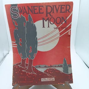 Vintage Swanee River Moon Sheet Music - Etsy