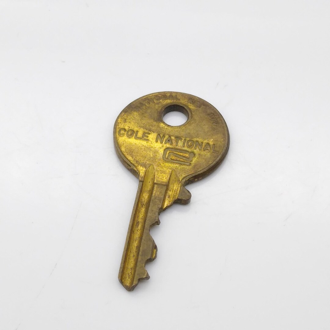Vintage Cole National Key, Brass Y52 - Etsy