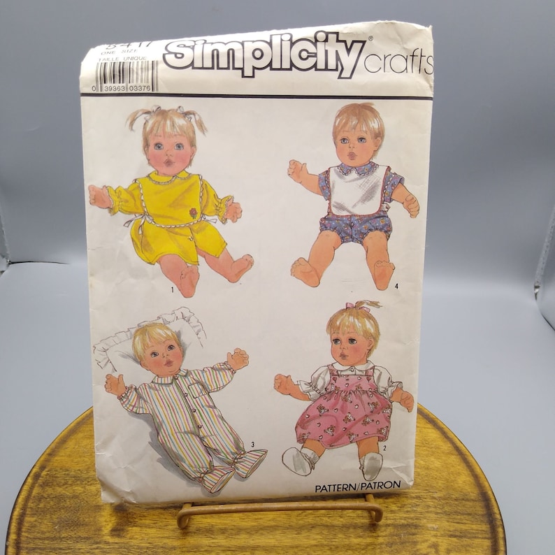 UNCUT Vintage Craft Sewing PATTERN Simplicity 8417, Wardrobe Clothes ...