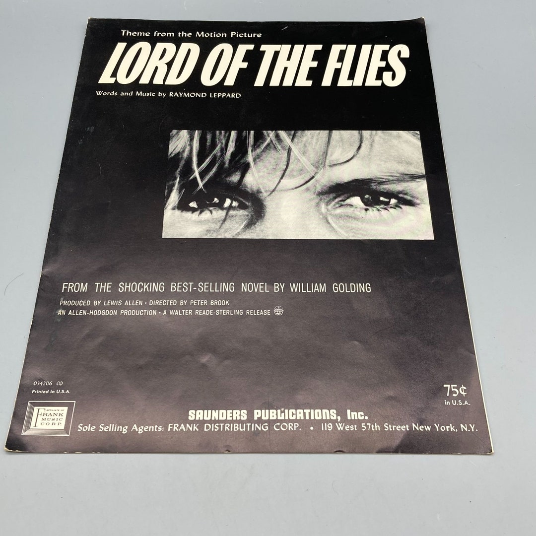 Vintage Sheet Music, Lord of the Flies Motion Picture Theme by Raymond ...