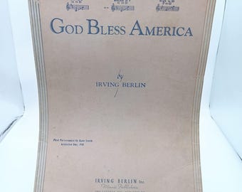 God Bless America - Piano and Vocal Sheet Music PDF for Teaching ...