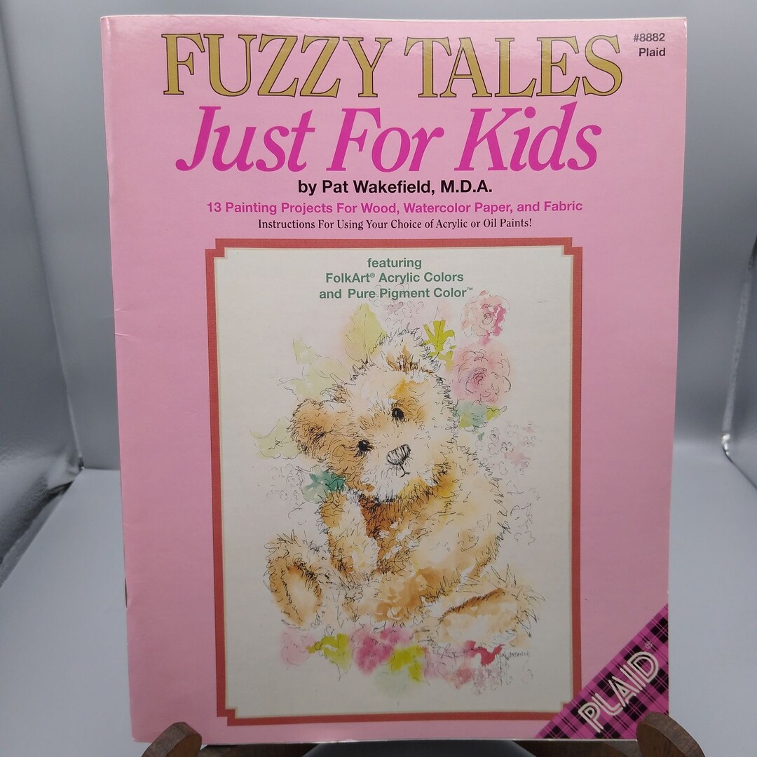 Vintage Craft Patterns, Fuzzy Tales Just for Kids 8882, Painting ...
