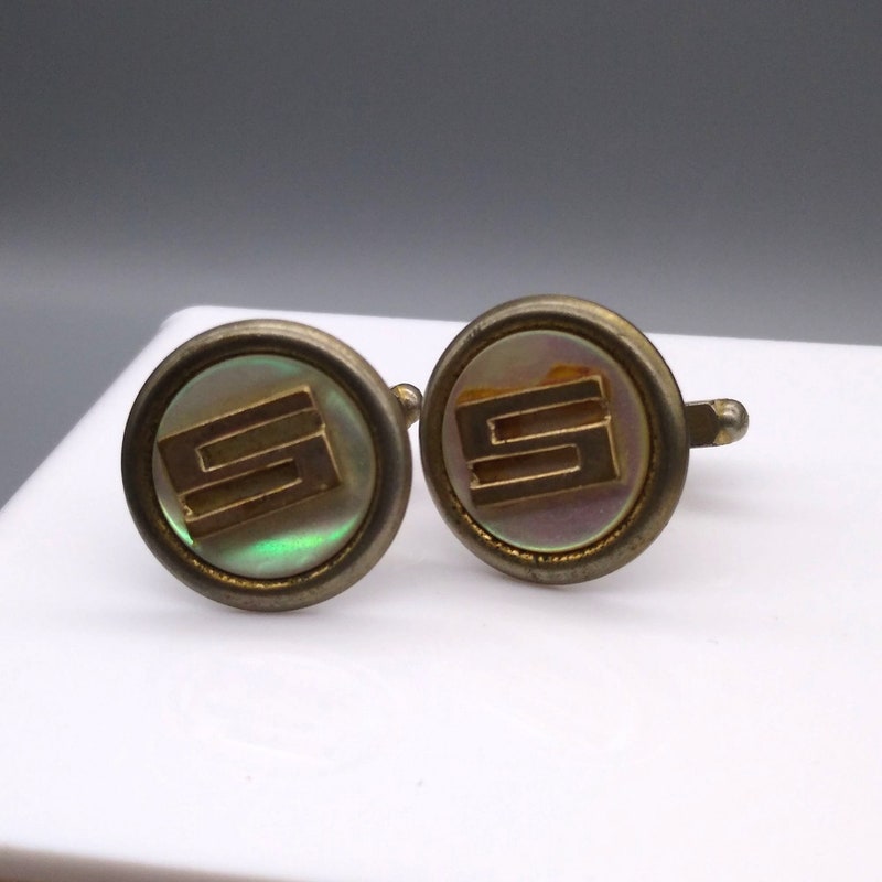 Letter Cufflinks - Etsy