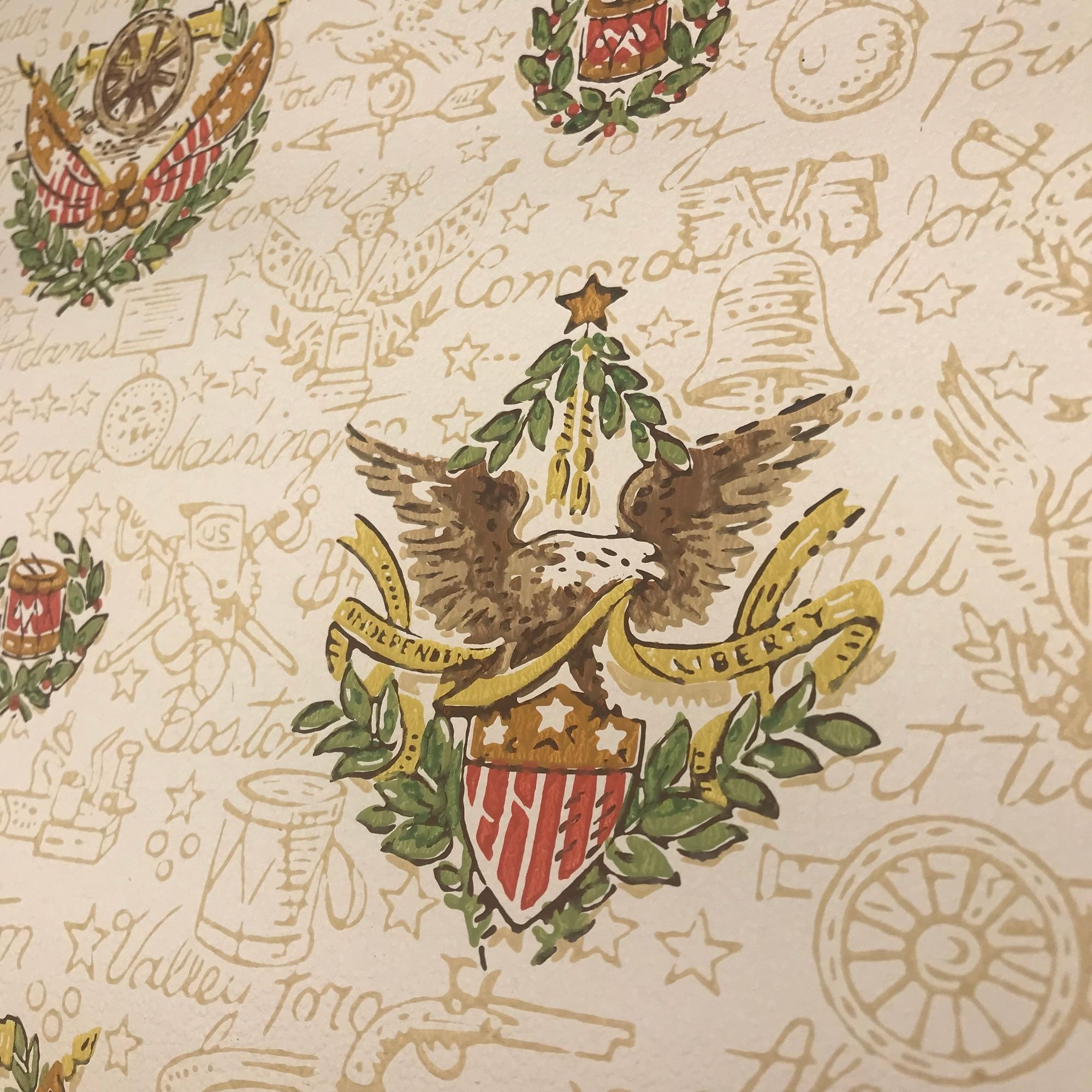 Vintage Americana Wallpaper