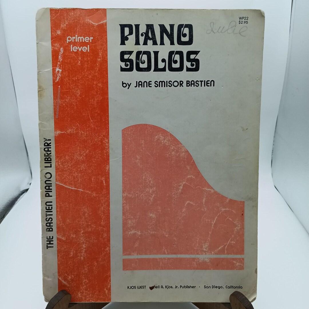 Vintage Sheet Music, Piano Solos Primer Level, Bastien Piano Library ...