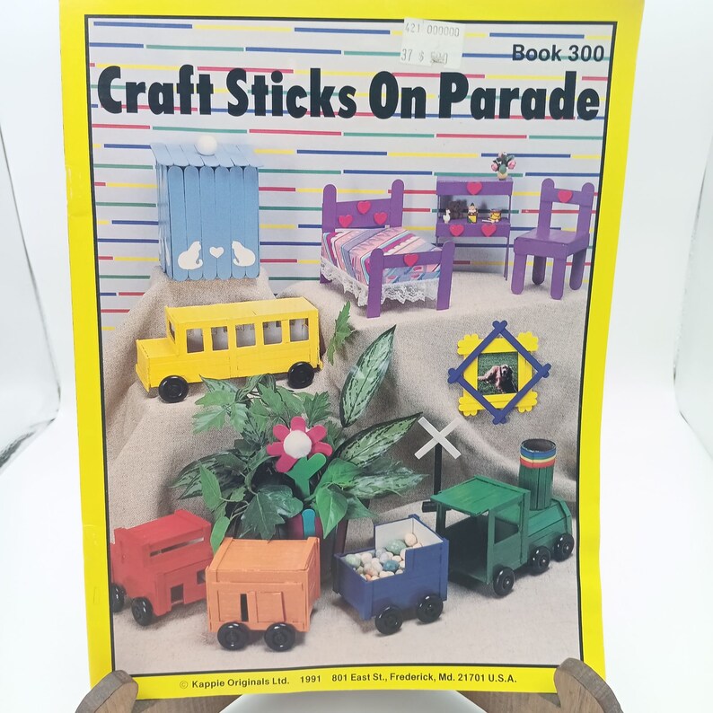 Vintage Craft Patterns, Craft Sticks on Parade Book 300, Kappie ...