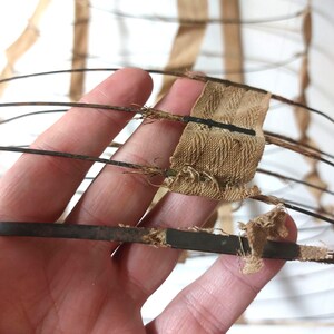 Antique Victorian Cage Crinoline – 22" Waist Vintage Wire Hoop Skirt ...