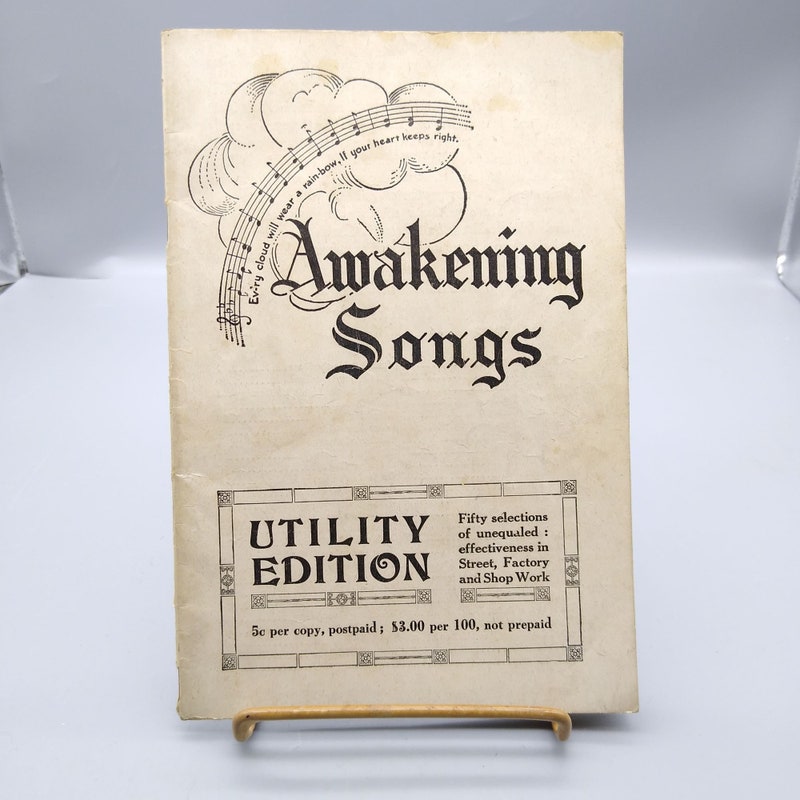 Antique Songbook - Etsy