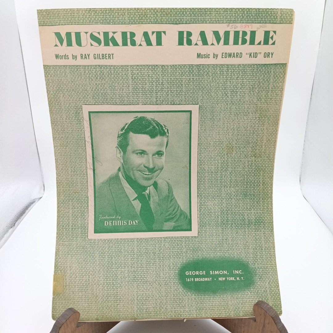Muskrat Ramble Sheet Music by Ray Gilbert & Edward "kid" Ory - Etsy