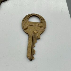 Vintage Master Lock Key Brass 0410 - Etsy