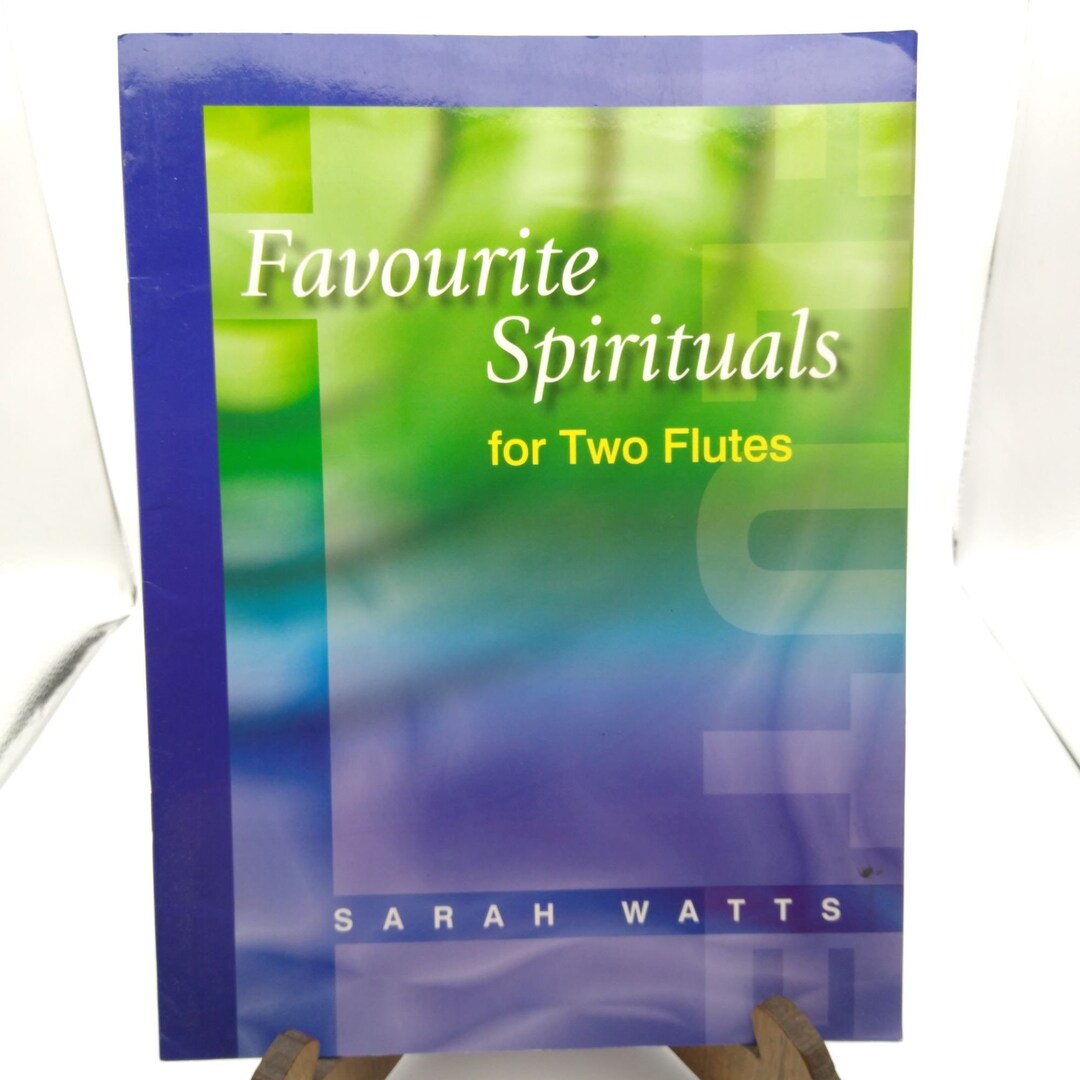 Vintage Sheet Music, Favourite Spirituals for Two Flutes by Sarah Watts ...