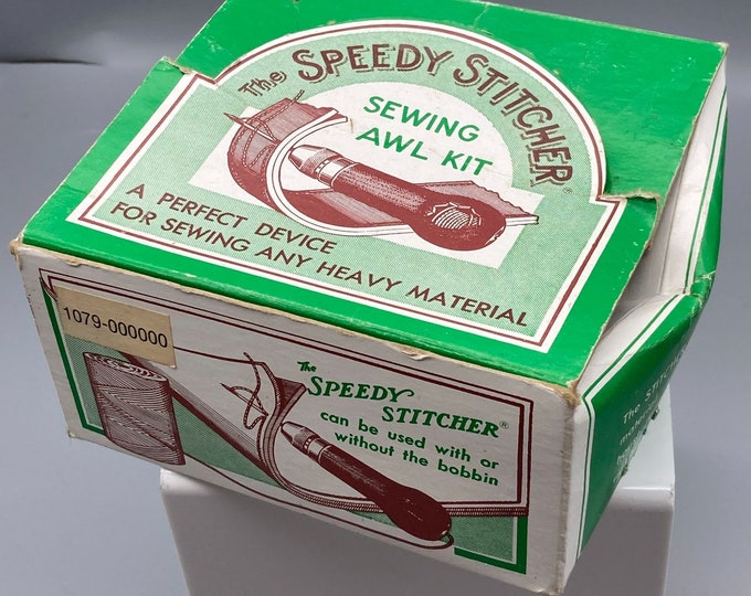 Vintage Speedy Stitcher Sewing Awl Kit - Etsy