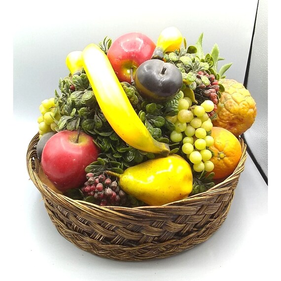 Artificial Fruit Basket Centerpiece