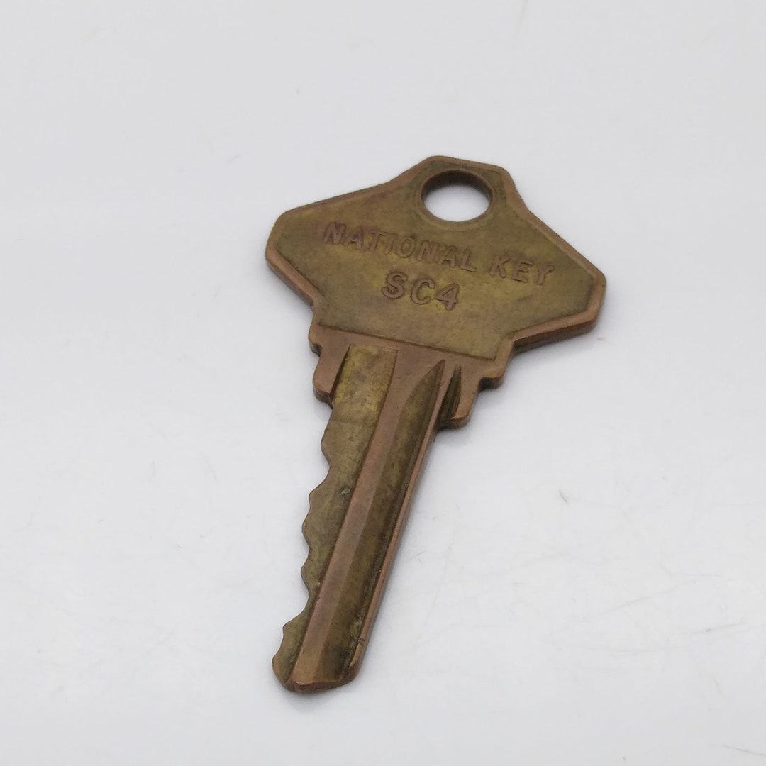 Vintage Cole National Key, Brass SC4 - Etsy