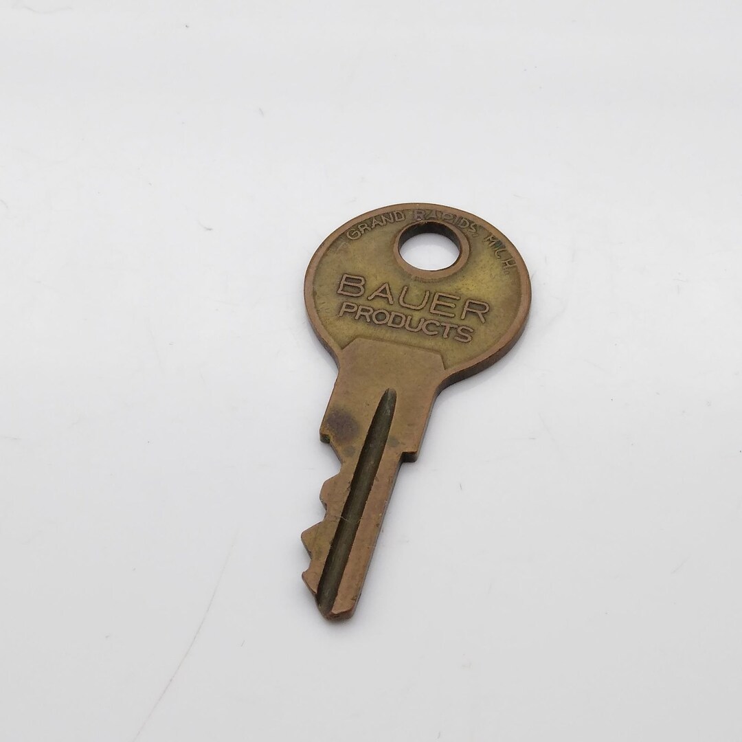 Vintage Used Key Bauer BP 596, Brass Grand Rapids - Etsy