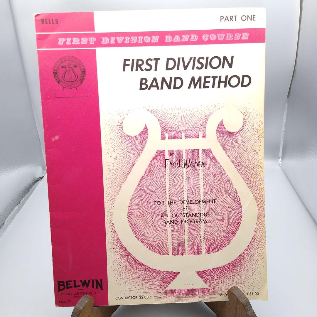 Vintage Sheet Music, Bells Part One First Division Band Course by Fred ...