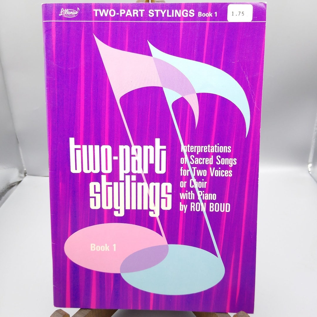 Vintage Sheet Music Songbook, Two Part Stylings Part 1 Interpretations ...