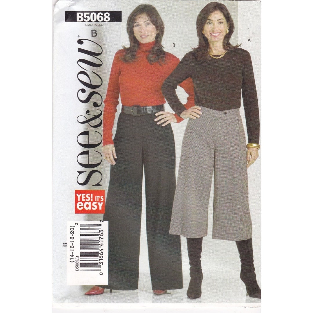 UNCUT Sewing PATTERN See and Sew B5068, Butterick Very Easy 2007 Misses ...