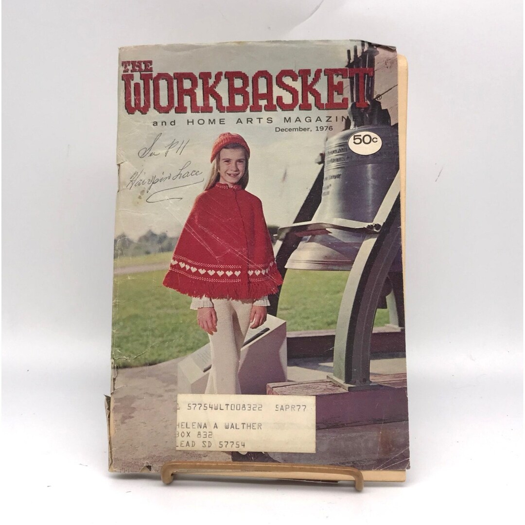 Vintage Workbasket December 1976 Book, Christmas Pattern and Idea ...