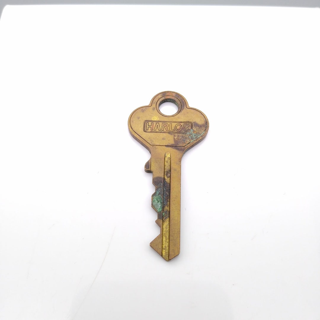 Vintage Harloc Brass Key SZAKN - Etsy
