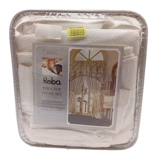 Reba Harmony for the Home Drapery, Magnolia Lane Pole Top Panel Set ...