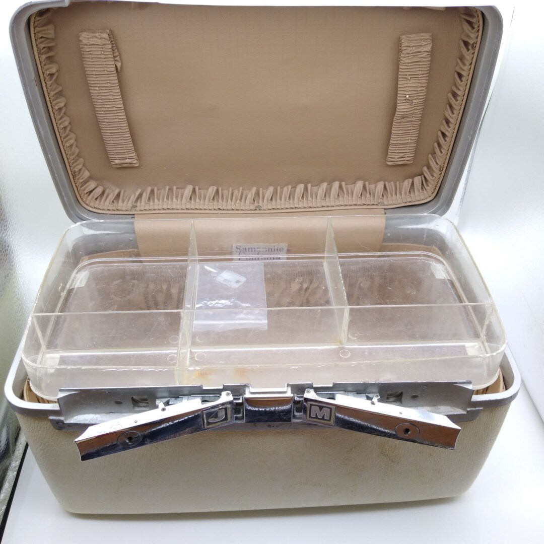 Vintage Samsonite Contoura Travel Case With Tray and KEY, Shwayder Bros ...