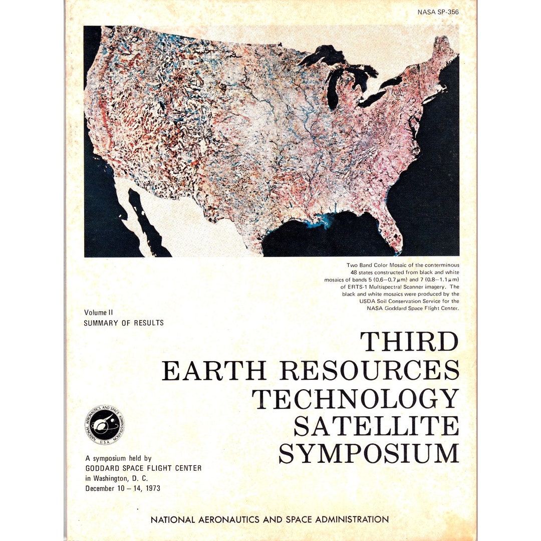 Vintage Book NASA Third Earth Resources Technology Satellite Symposium ...
