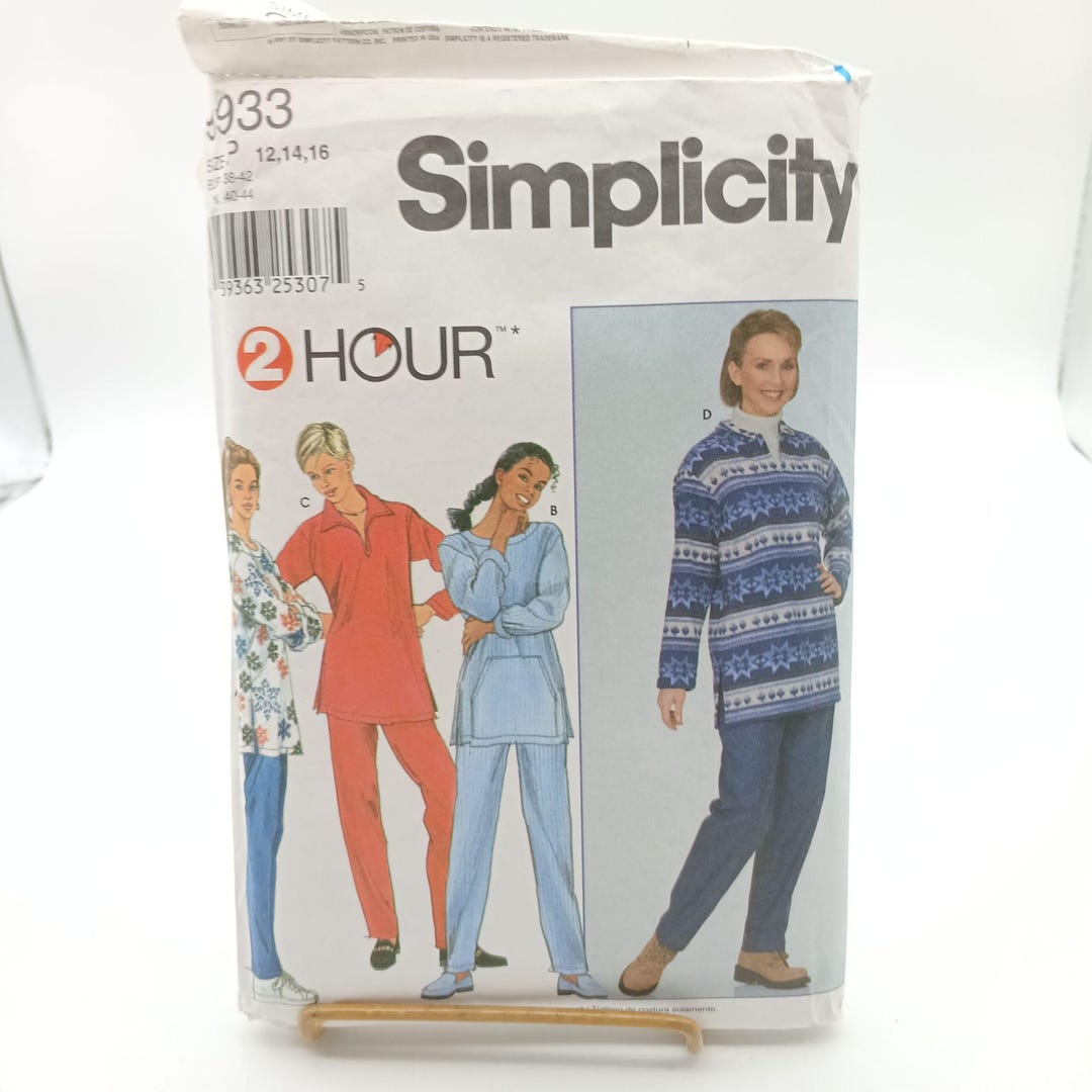 Simplicity Vintage Sewing Pattern 9933 Misses Tops & Pants Sizes 12-16 ...