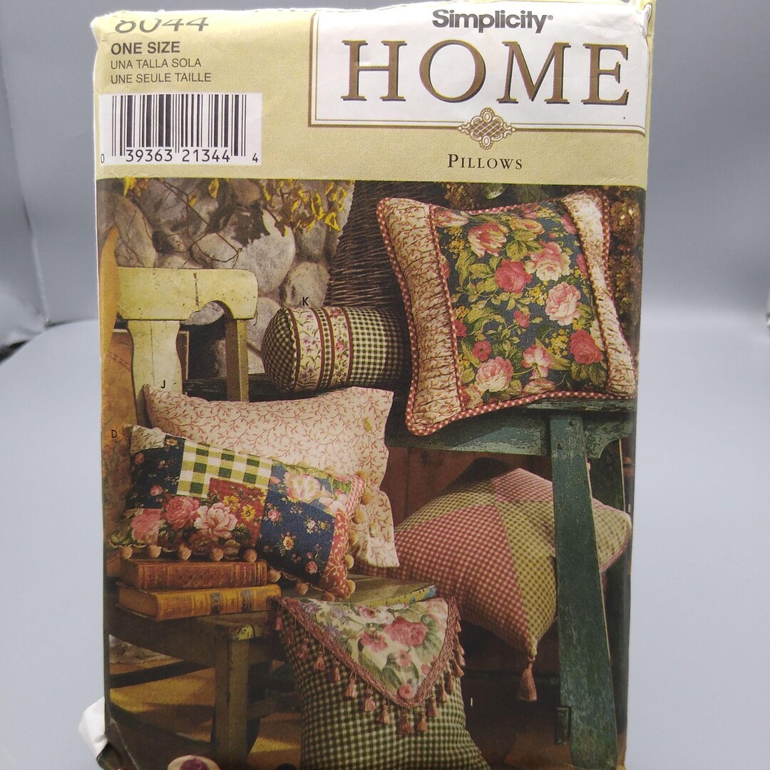 Vintage Sewing PATTERN Simplicity Home 8044, Simply Concord 1998 Home ...