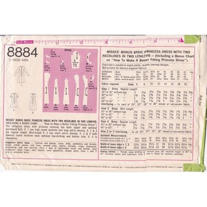 Vintage Sewing PATTERN Simplicity 8884, Misses 1970 Bonus Basic ...