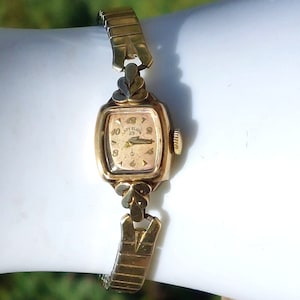 Vintage Lady Elgin 23 Jewel 14k Gold Filled Ladies Mechanical ...