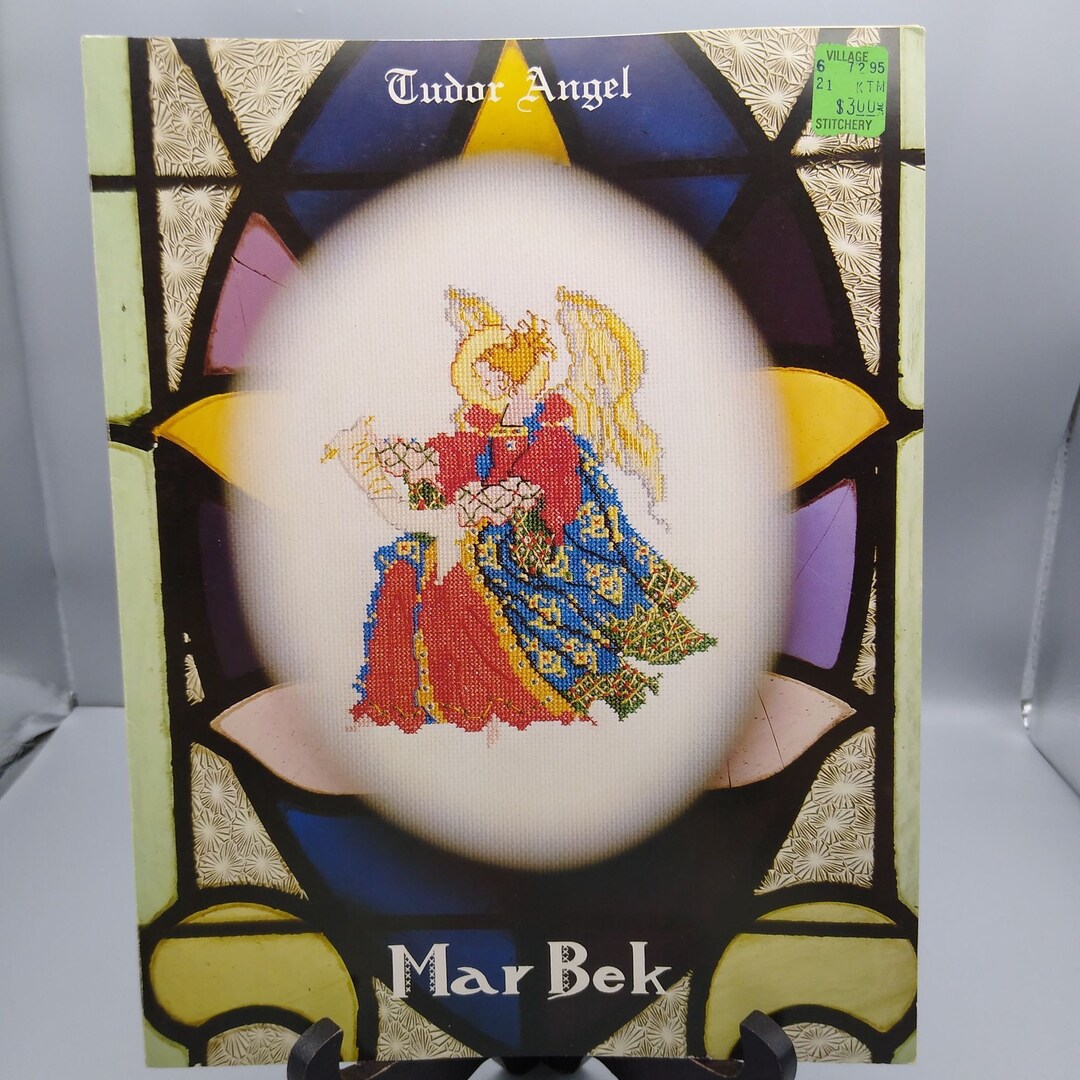 Vintage Cross Stitch Patterns, Tudor Angel by Rebecca Waldrop, 1980 ...