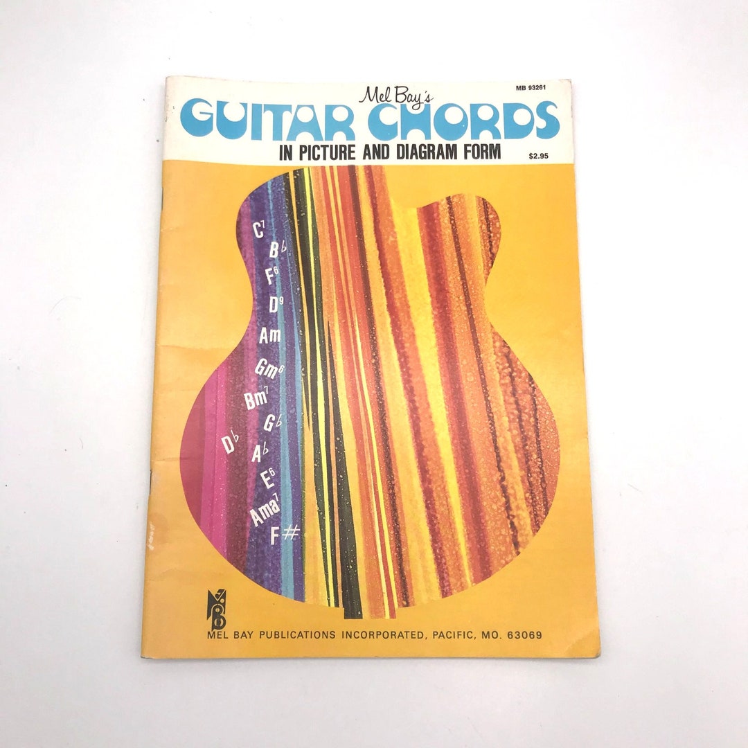 Vintage Mel Bay's Guitar Chords in Picture and Diagram Form MB 93261 ... Vintage Mel Bay's Guitar Chords in Picture and Diagram Form MB 93261 ...