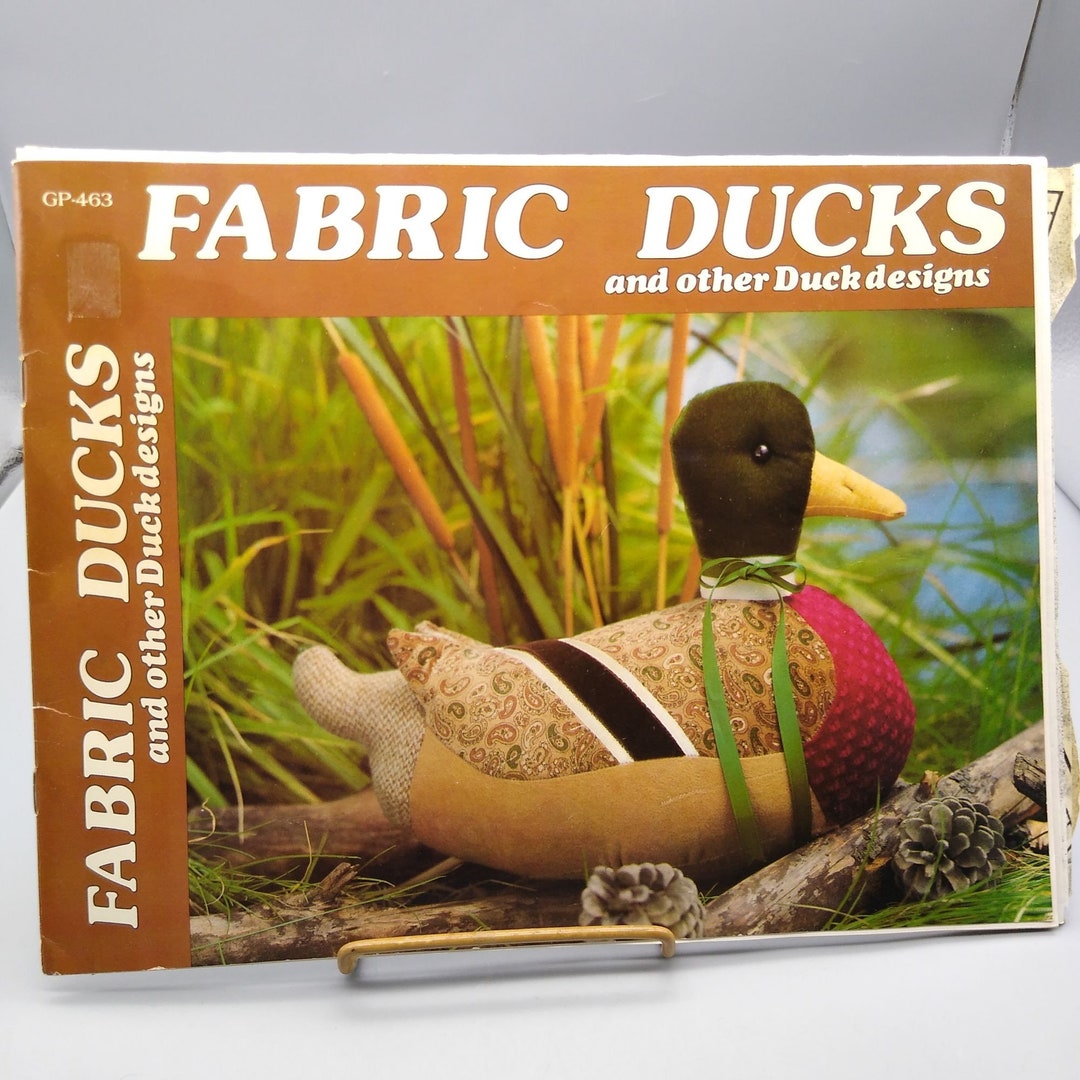 Vintage Craft Patterns, Fabric Ducks and Other Duck Designs GP463 by ...
