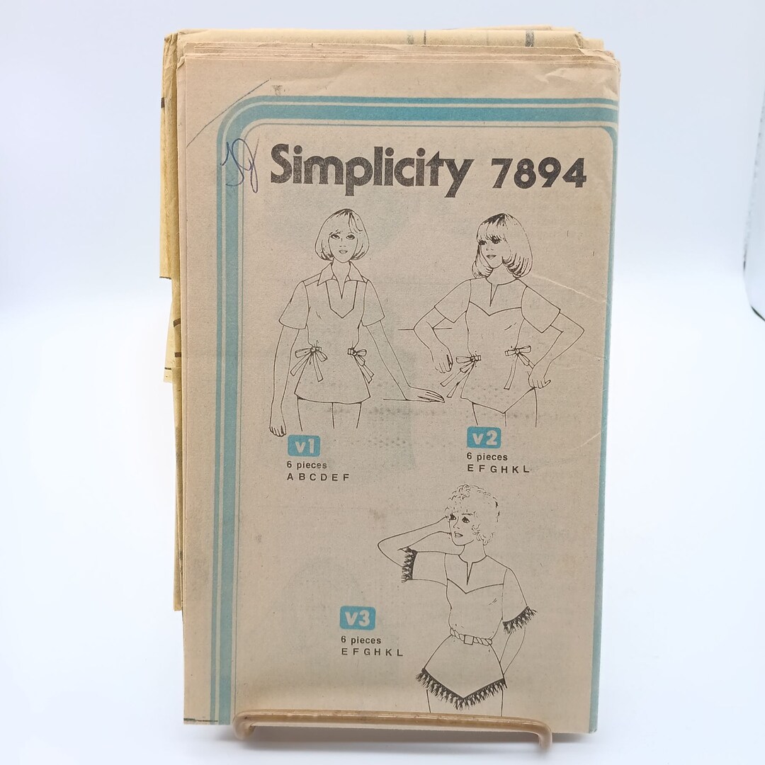 UNCUT Vintage Sewing PATTERN Simplicity 7894, Misses Jiffy 1977 ...