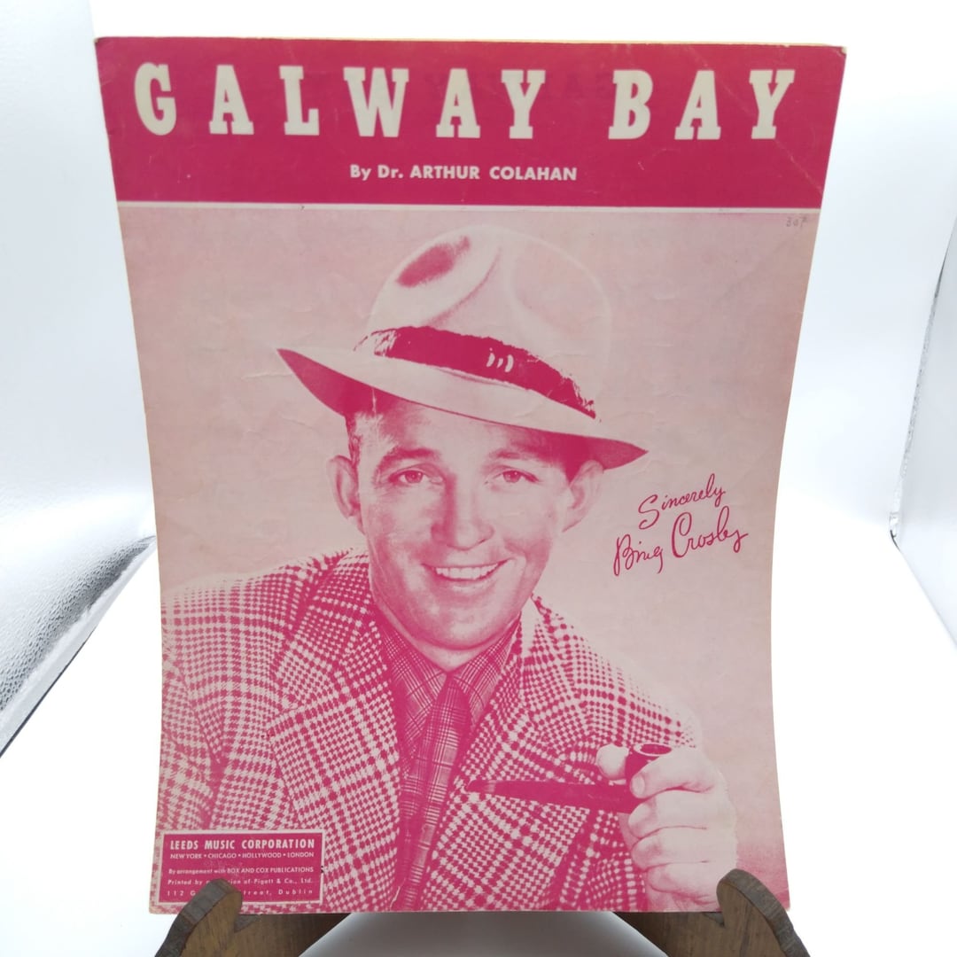 Vintage Sheet Music, Galway Bay by Dr Arthur Colahan, Leeds 1947 Bing ...