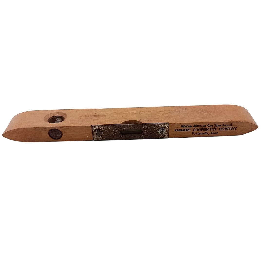 Antique Level Tool Promotional Advertising Farmers Cooperative ...
